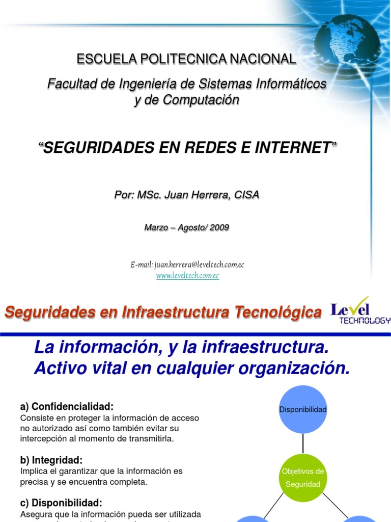 Seguridades en Redes e Internet Final - Epn | PDF | Clave (criptografía ...