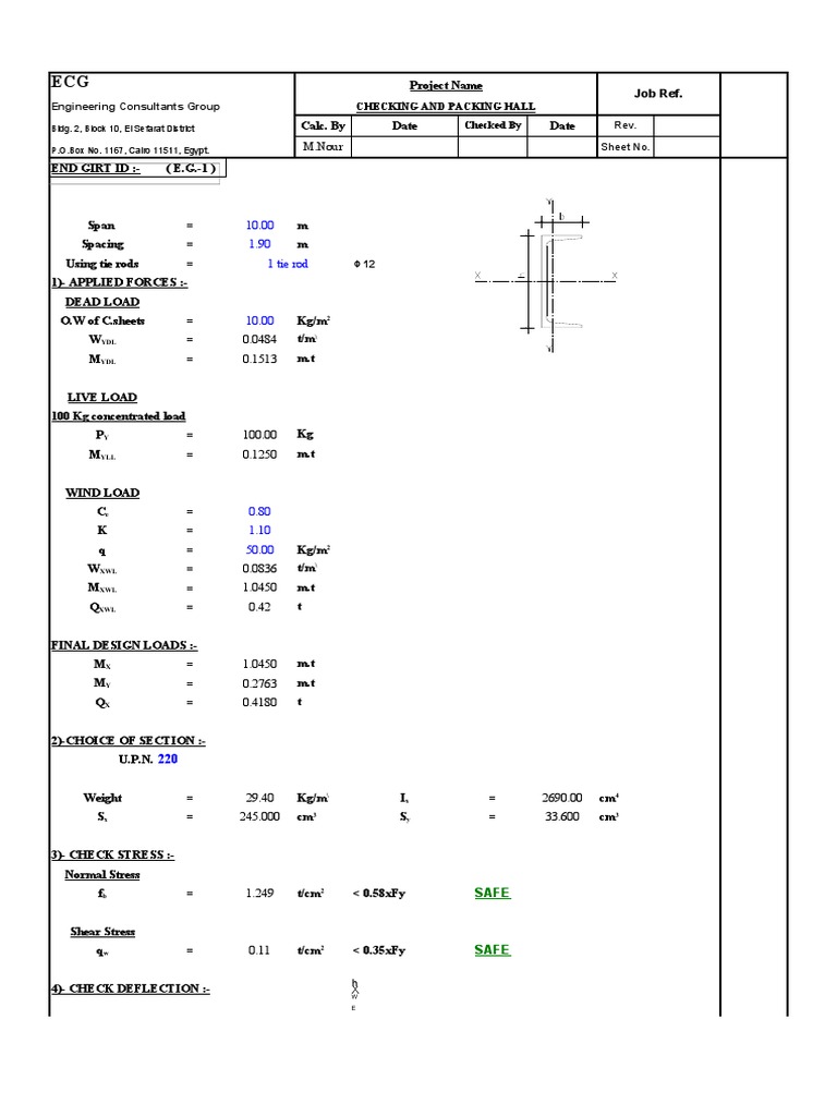 14-Side&end Girts Upn Channel | PDF
