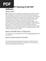 SAP Course For Beginners PDF | PDF | Enterprise Resource Planning | Sap Se