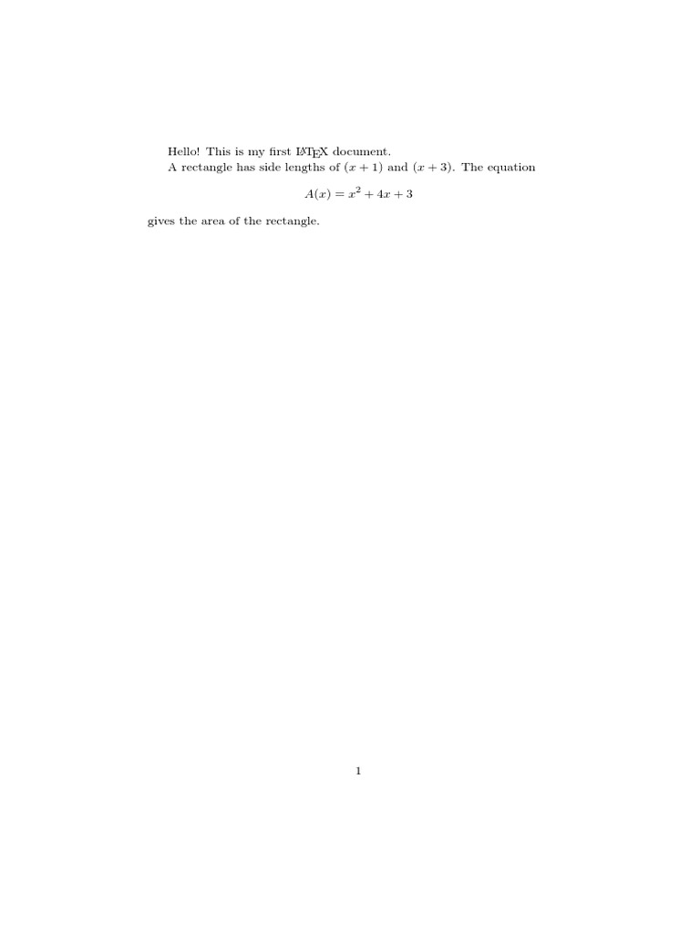 Tutorial 01 Pdf 