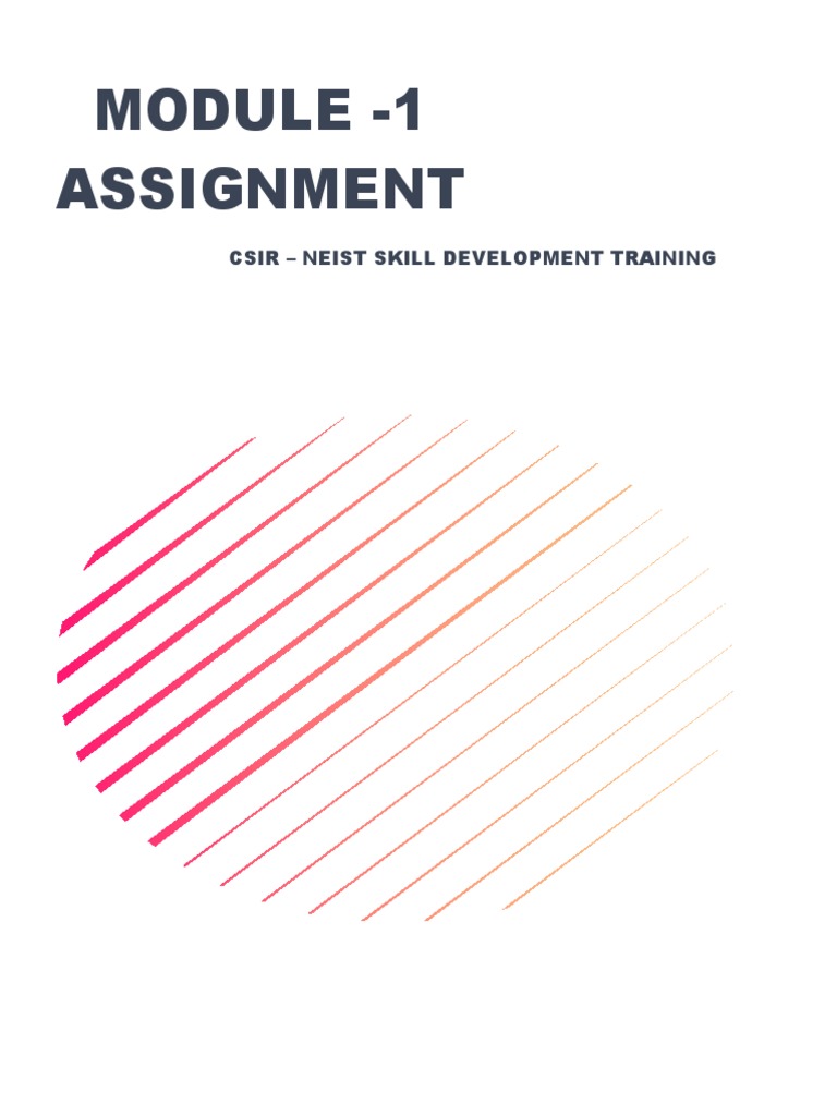 Module-1 Assignment Amit Pathak | PDF