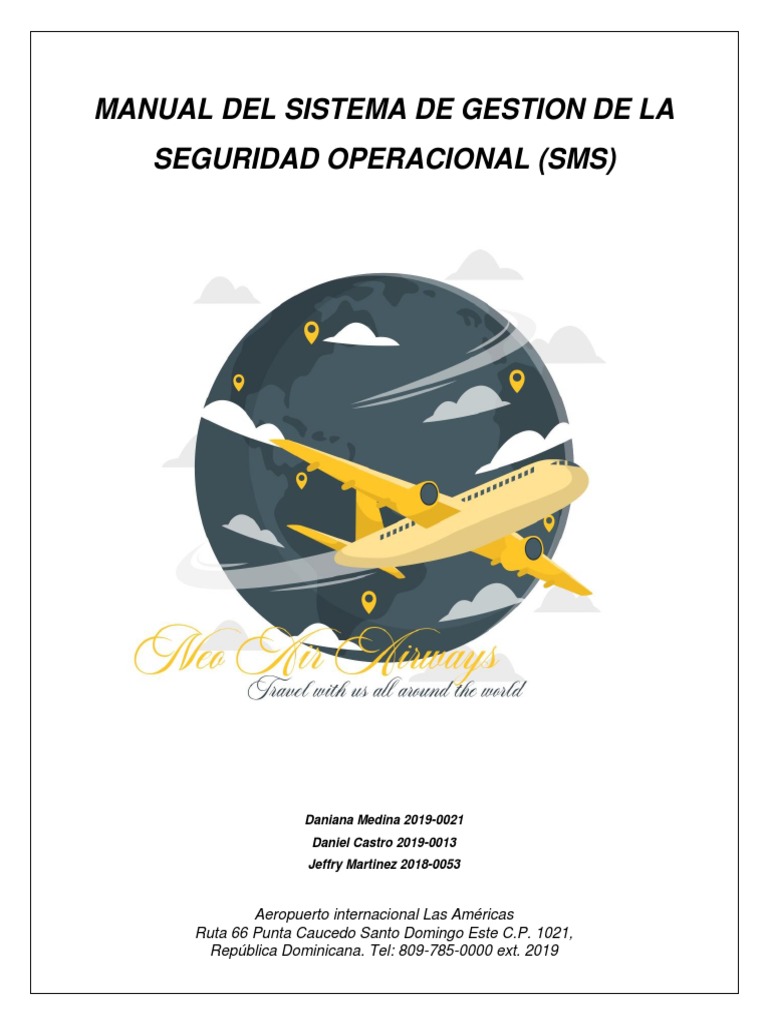 Manual del Sistema de Gestión de Seguridad Operacional | PDF | Riesgo ...