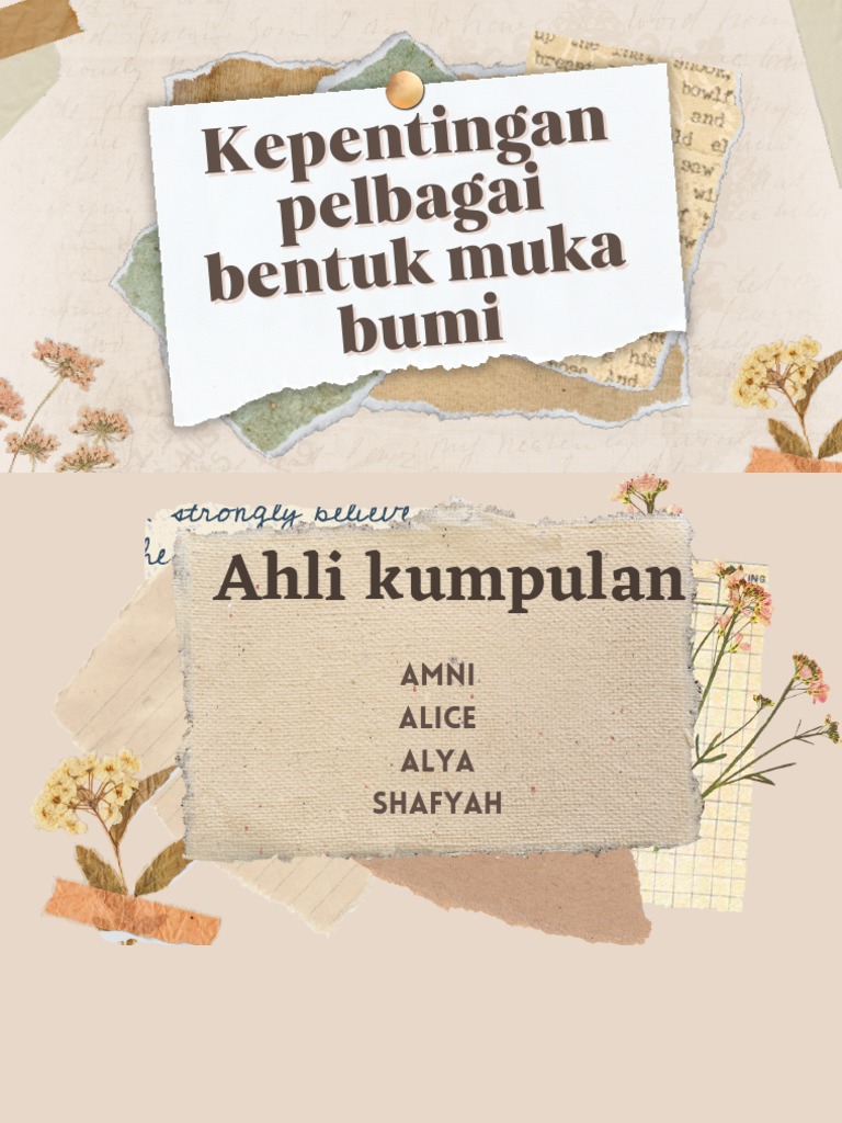 Kepentingan Pelbagai Bentuk Muka Bumi | PDF