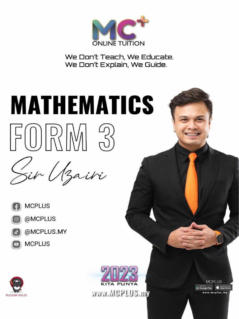 Latihan Bab 3 Form 3 | PDF