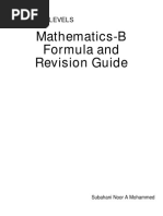IGCSE Maths 0580 Formula List | PDF