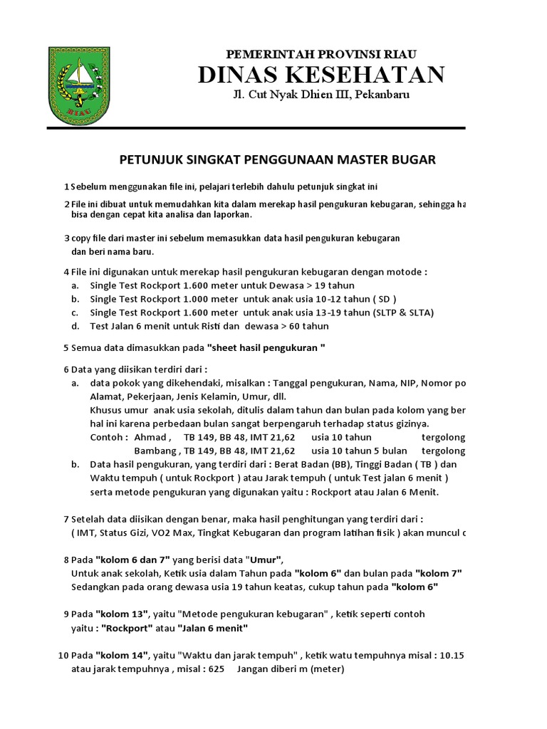 Aplikasi Pengukuran Kebugaran | PDF