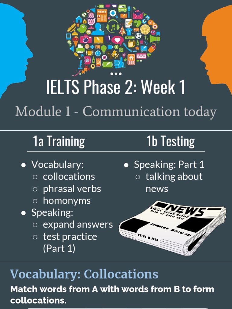 IELTS Week 1: Communication Module | PDF | Adolescence | News