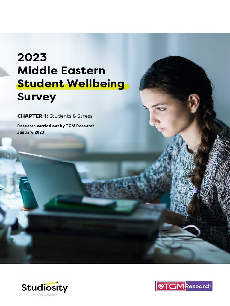 2023 Middle East Student Wellbeing Survey CHAPTER 1 Stress PDF ...