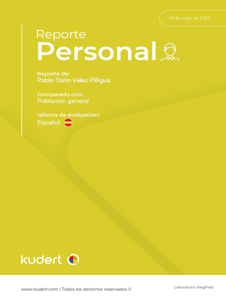 Kudert - Reporte Completo Pablo Vélez | PDF