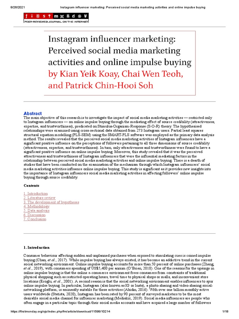 Kian Yeik Koay, Chai Wen Teoh & Patrick Chin-Hooi Soh (2021) | Download Free PDF | Credibility ...