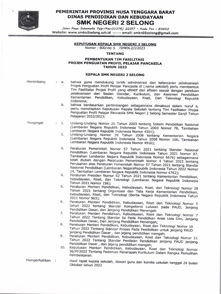 SK Panitia P5 | PDF