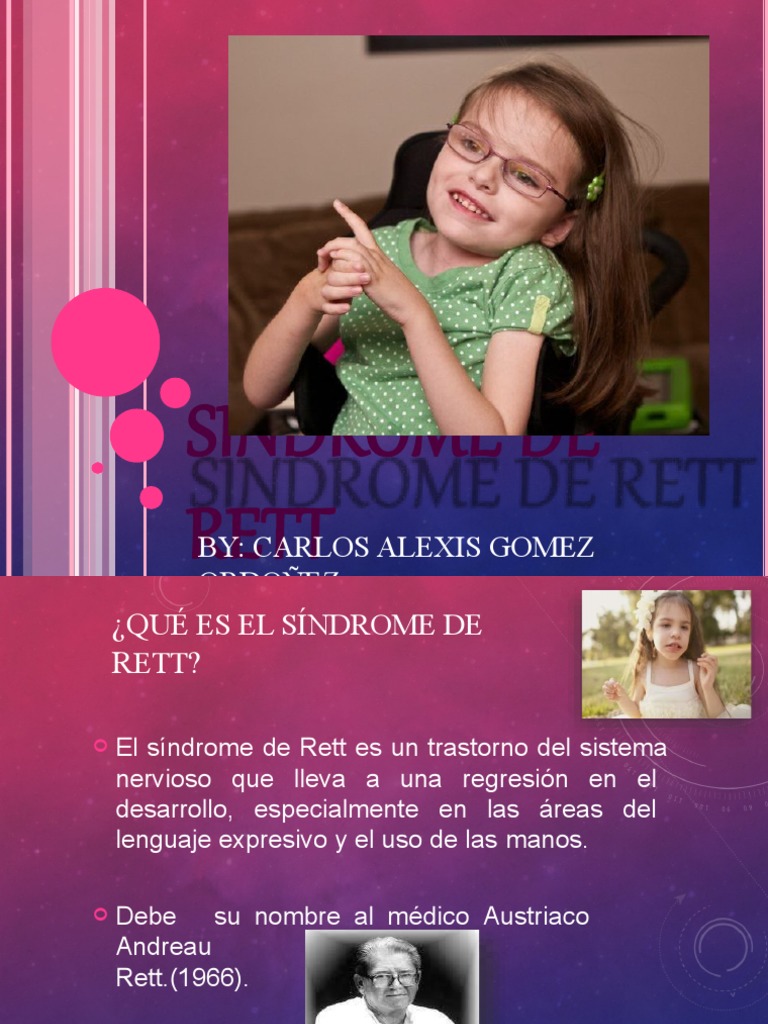 Sindrome de Rett | PDF | Espectro autista | Enfermedades y trastornos