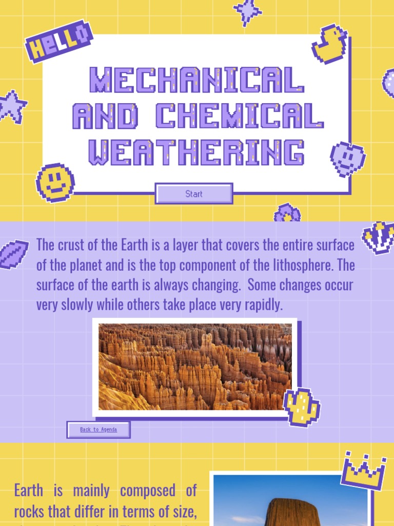 SCIENCE 5 Q4 - Mechanical and Chemical Weathering - Grade 5 | PDF