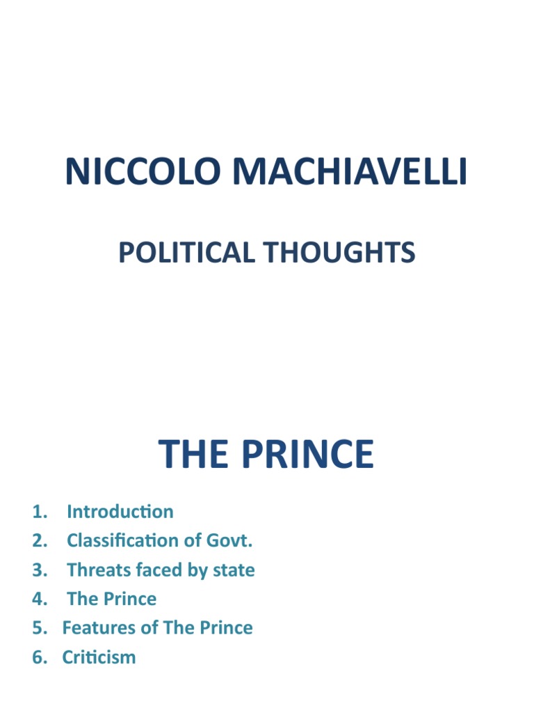 Machiavelli's Political Insights | PDF | History