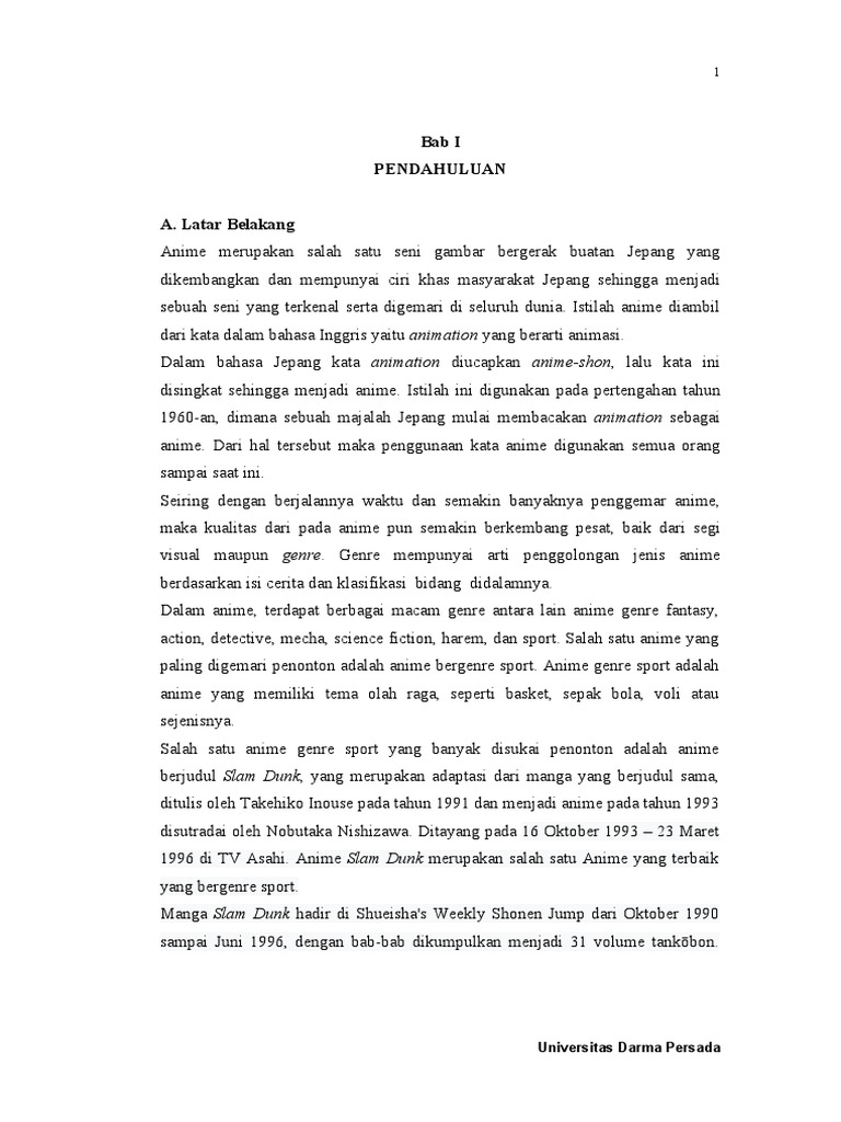 Proposal Skripsi 2 Slam Dunk | PDF