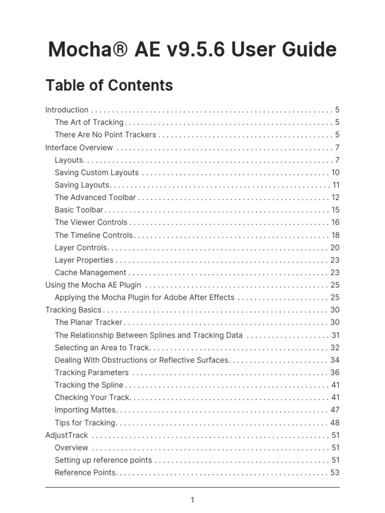Mocha AE UserGuide | PDF | Graphical User Interfaces | Software