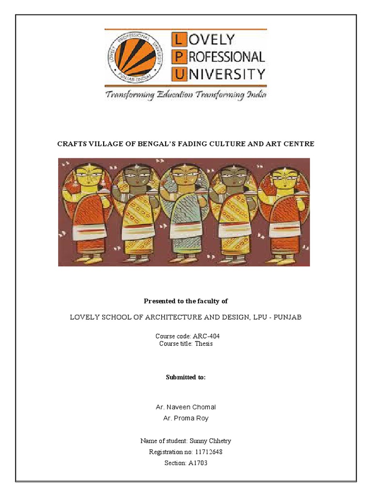 Pre Thesis Report | PDF