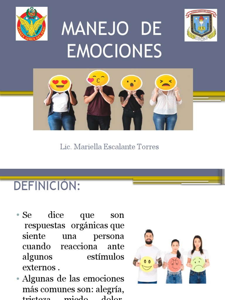 Manejo Efectivo de Emociones | PDF | Las emociones | Temor