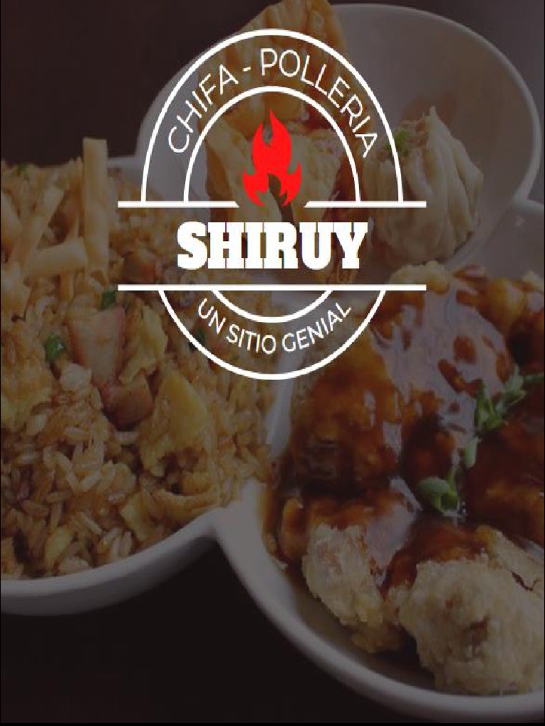 Carta Chifa Polleria Shiruy | PDF | Cocina latinoamericana | Cocina ...
