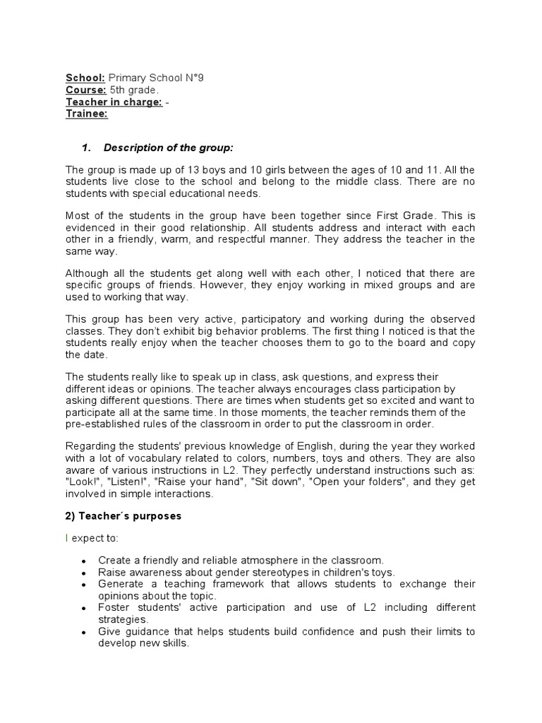 CSE - Lesson Plan | PDF | Teachers | Linguistics