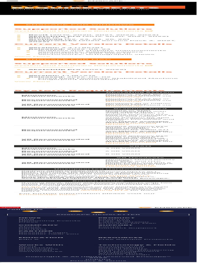 Enscape™ - System Requirements | PDF