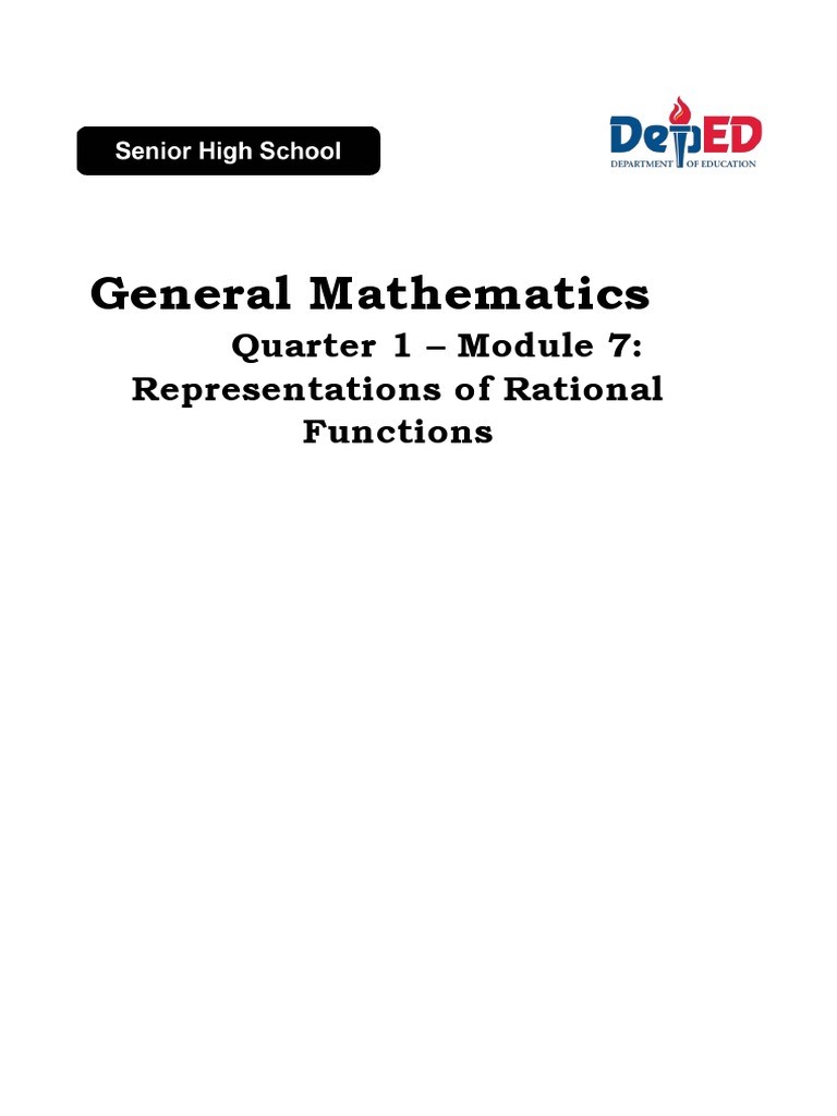 General Mathematics Module 7 | PDF
