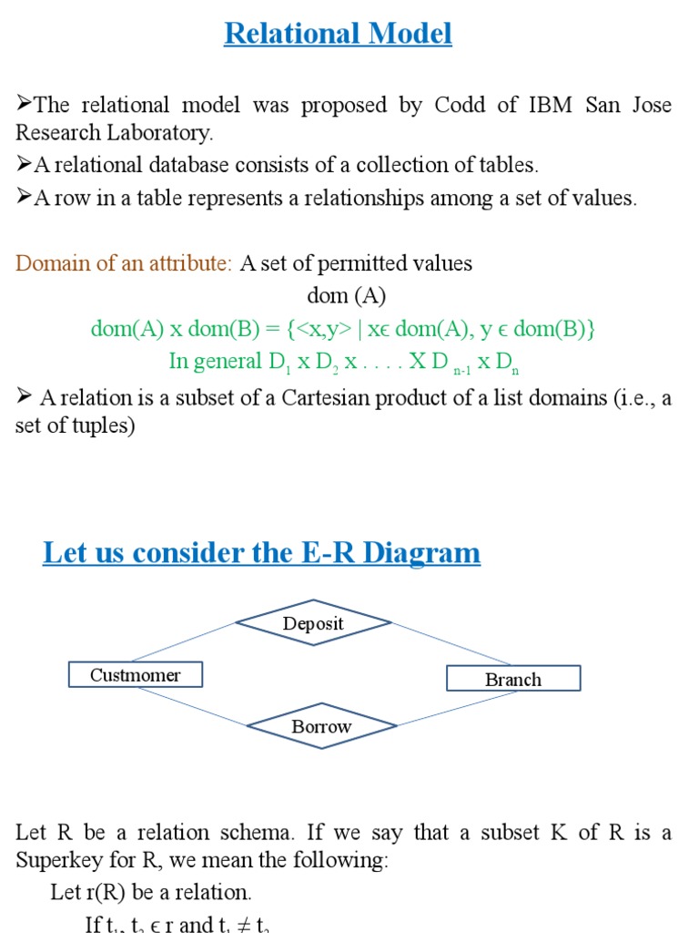 Relational Model | PDF | Relational Model | Relational Database Relational Model | PDF | Relational Model | Relational Database