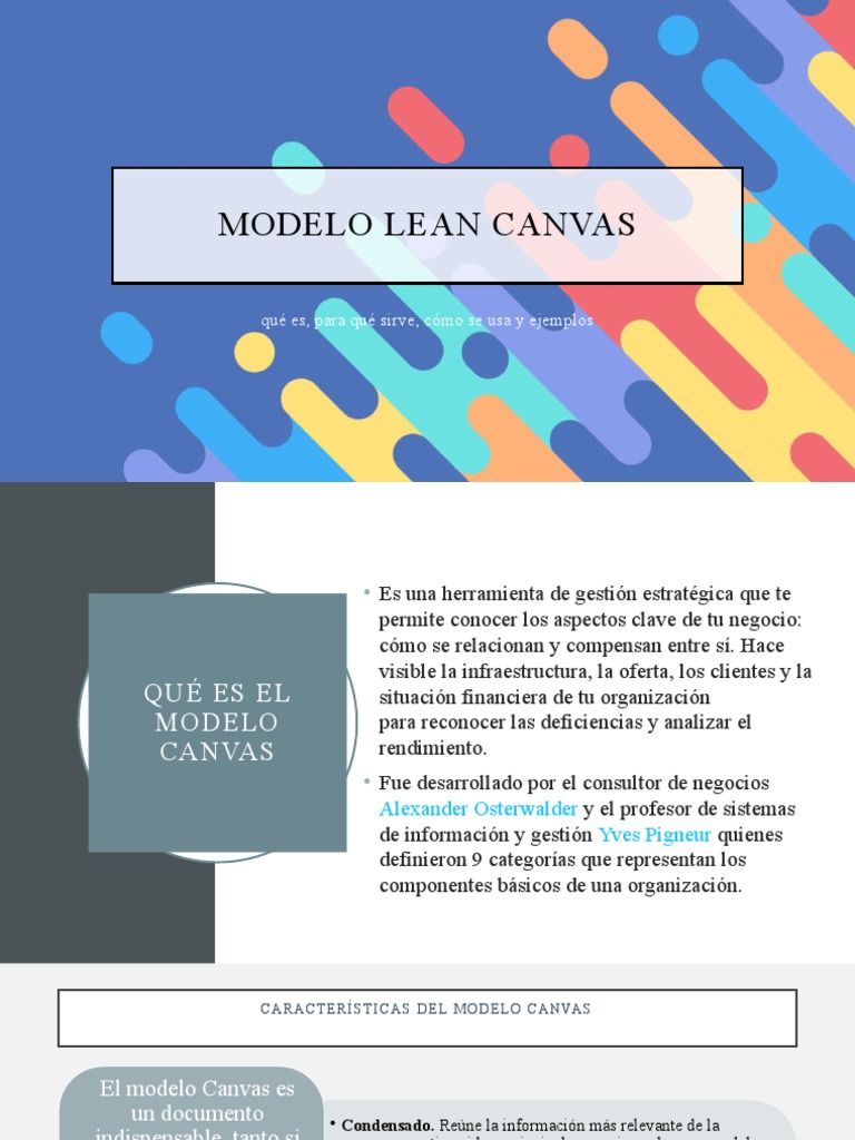 Modelo Canvas | PDF | Crecimiento personal y profesional | Finanzas y ...