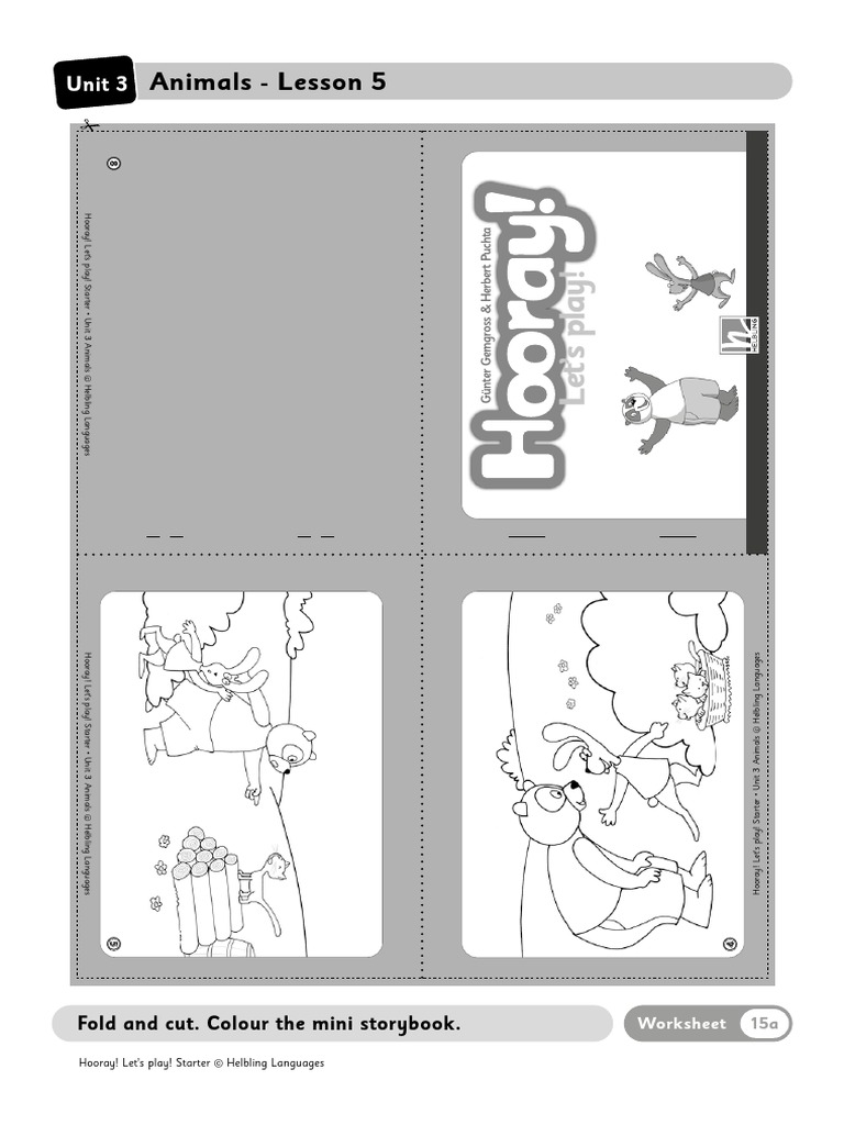 Mini Storybook Activity: Animals | PDF