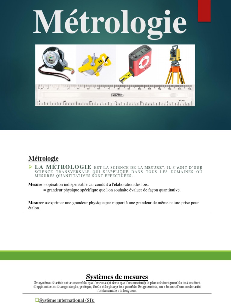 1-Métrologie | PDF