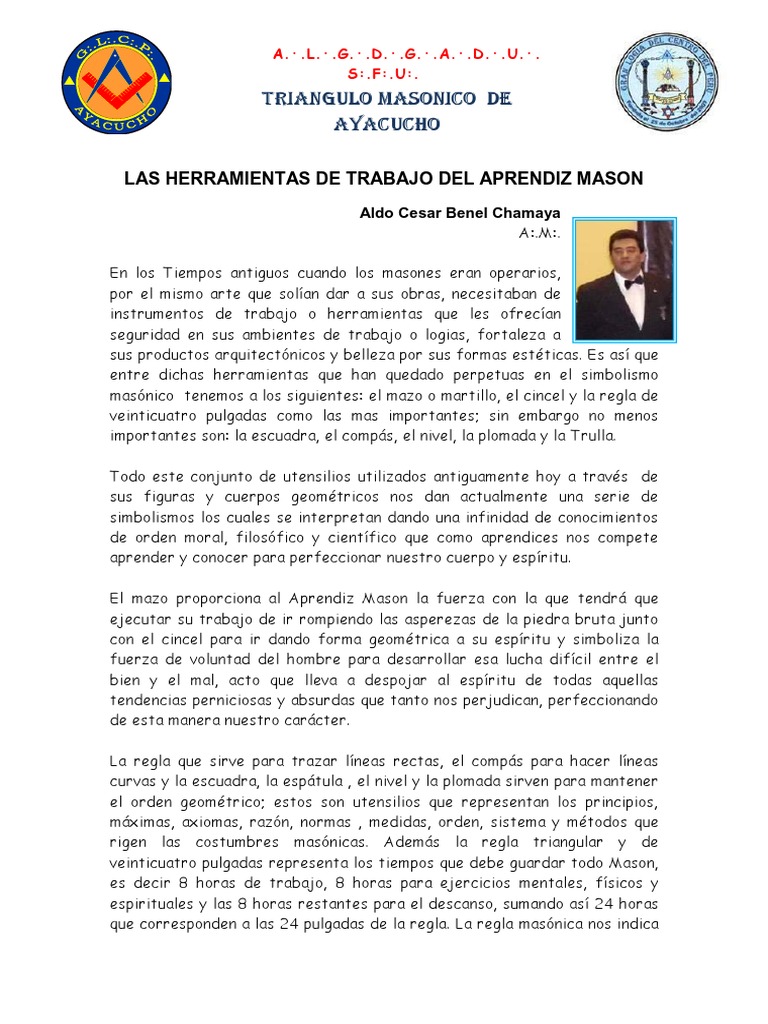 Las Herramientas Del Aprendiz Mason | PDF