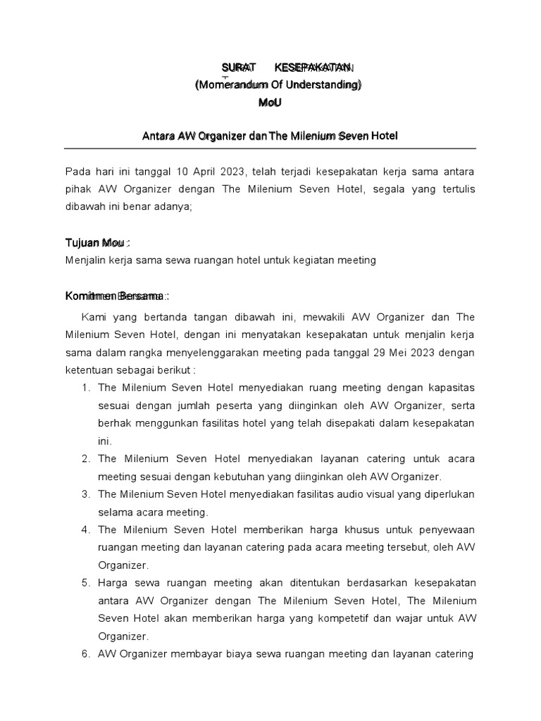 Mou | PDF
