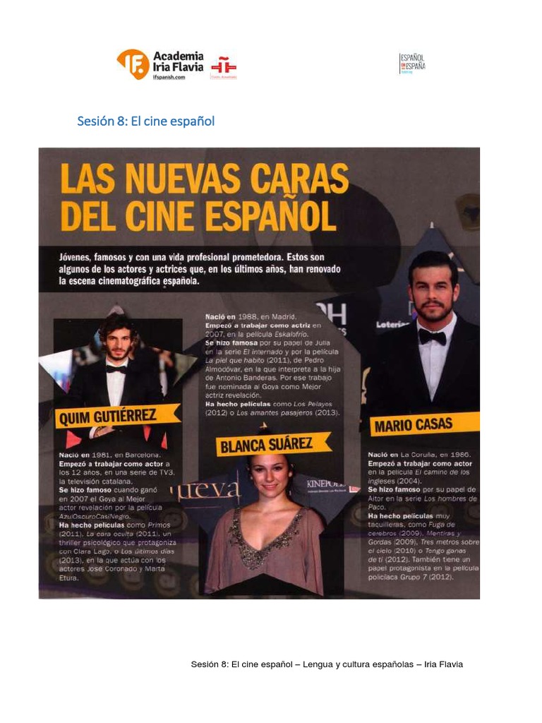 Unidad 9_El cine español | PDF