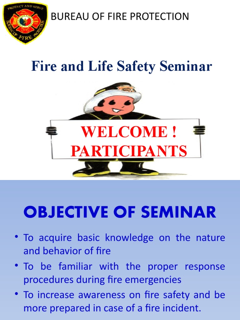 BFP Fire Safety Seminar | PDF | Fires | Combustion