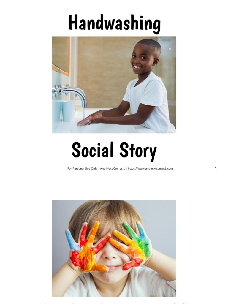 Handwashing Social Story | PDF | Self-Improvement
