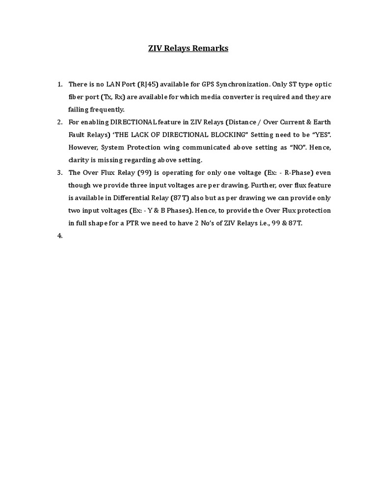 ZIV Relay Remarks | PDF | Computers | Technology & Engineering