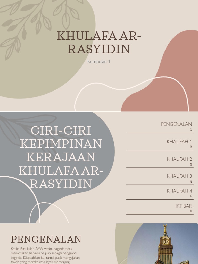 Khulafa Ar Rasyidin | PDF