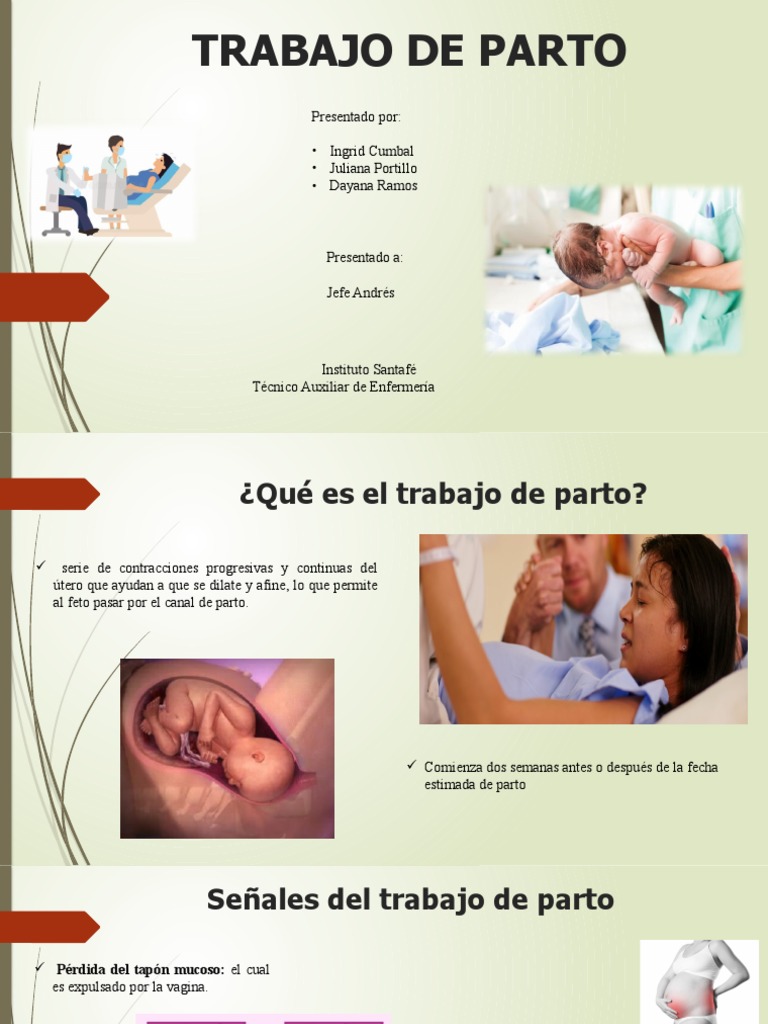 Señales y etapas del trabajo de parto | PDF