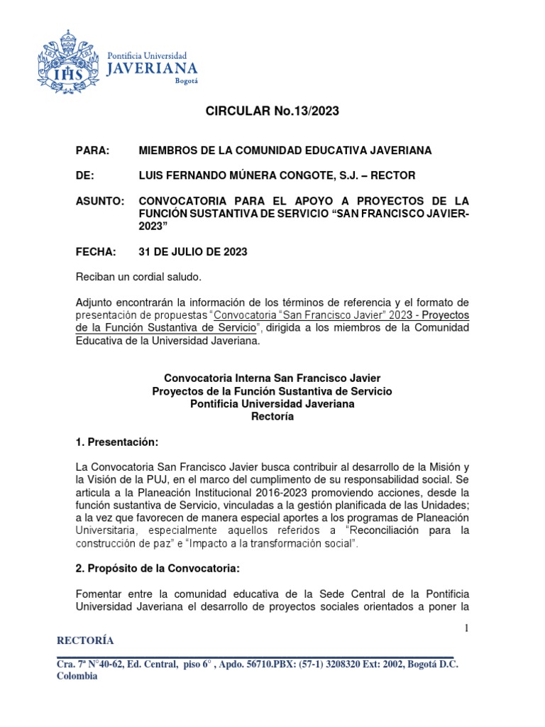 Circular N. 013-2023 | PDF