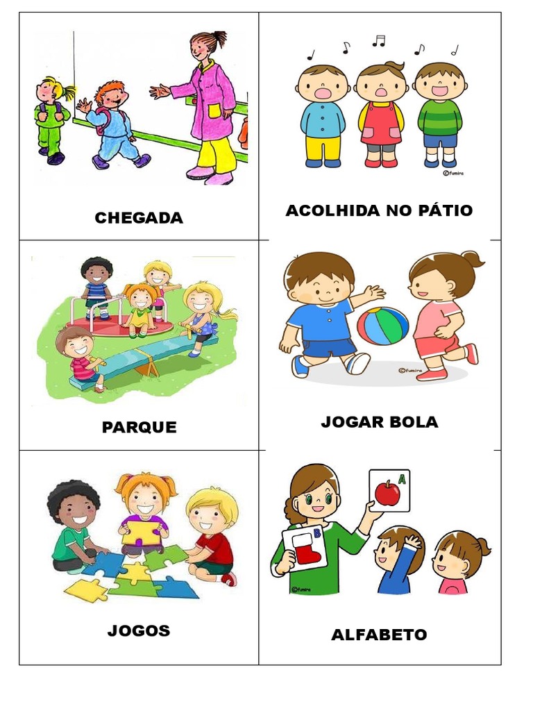 Rotina Visual Escolar para Autismo | PDF | Poesia