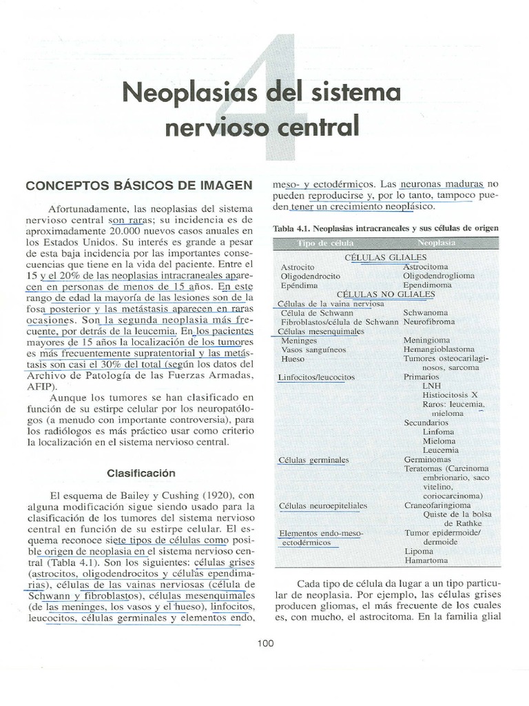 Cap 04 PDF | PDF | Glioma | Sistema nervioso central