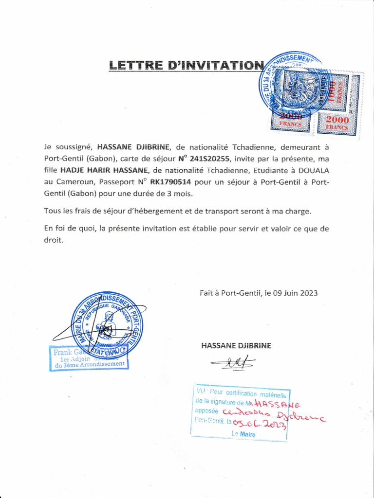 Lettre D'invitation | PDF