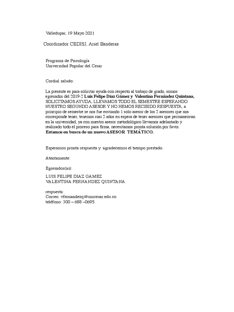 Solucion Asesor | PDF