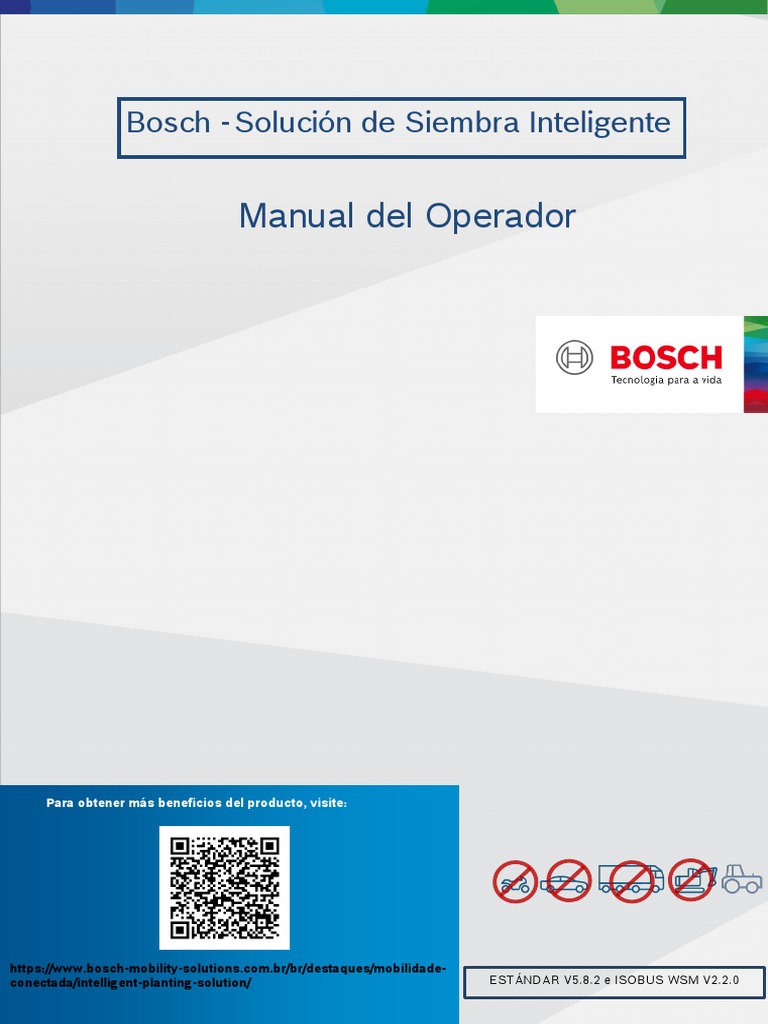 Bosch Ips Manual Operador Es | PDF | Siembra | Agricultura