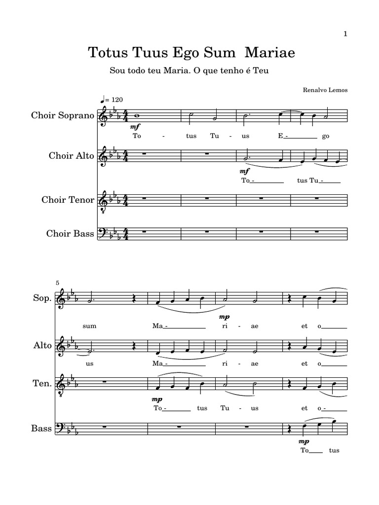 Totus Tuus Ego Sum Mariae | PDF