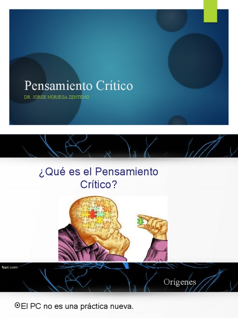 Pensamiento Crítico: Habilidades y Aplicaciones | PDF | Pensamiento ...