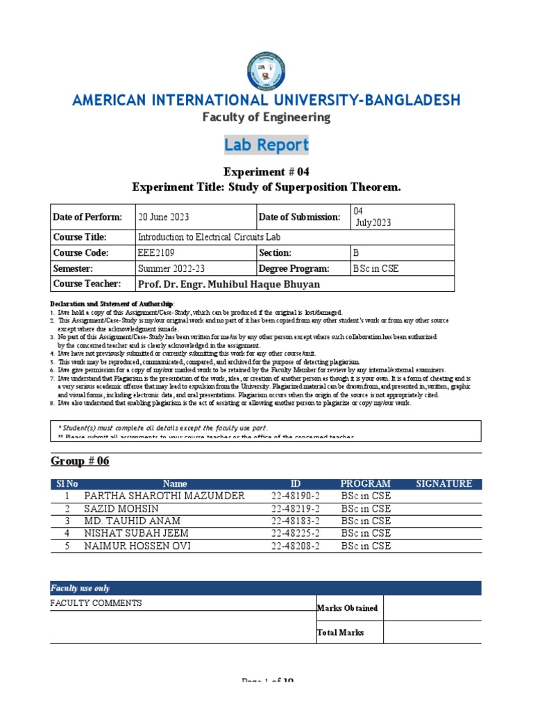 IEC Lab Report 4 | PDF