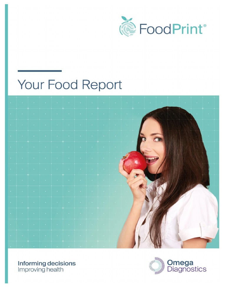 FoodPrint IgG Antibody Test Report | PDF | Food Intolerance | Allergy