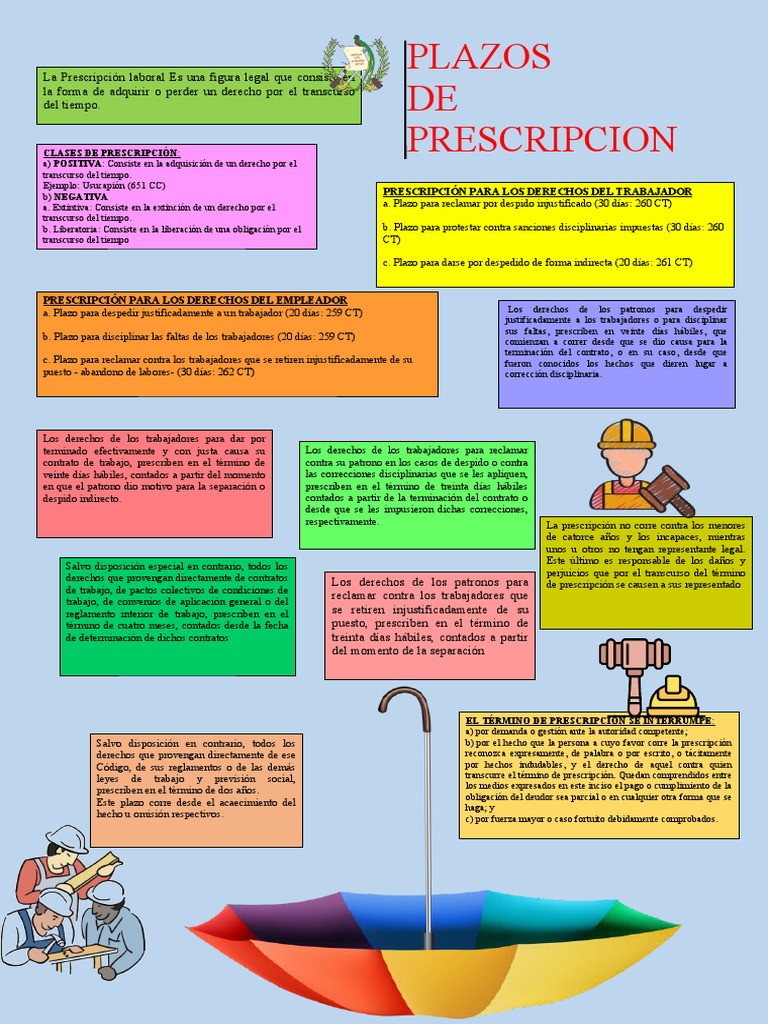 Esquema Plazos | PDF | Estatuto de limitaciones | Gobierno