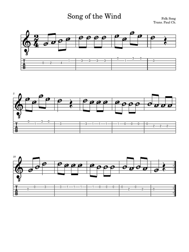 4.song of The Wind | PDF